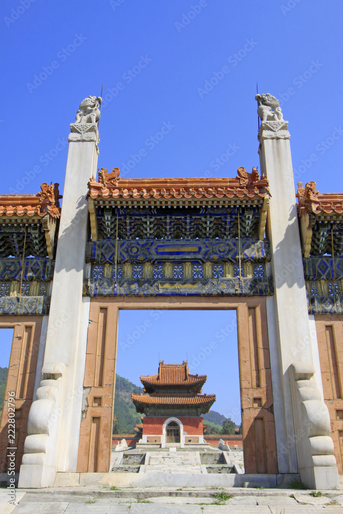 Chinese ancient architecture in the Eastern Royal Tombs of the Qing ...