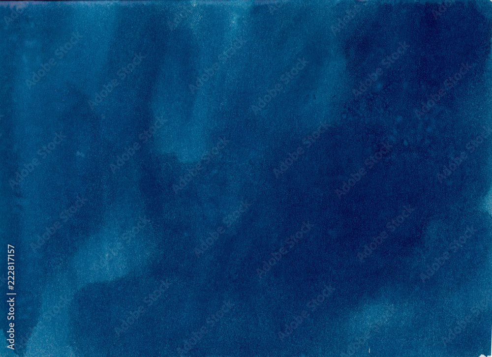 Blue watercolour texture Stock Illustration | Adobe Stock