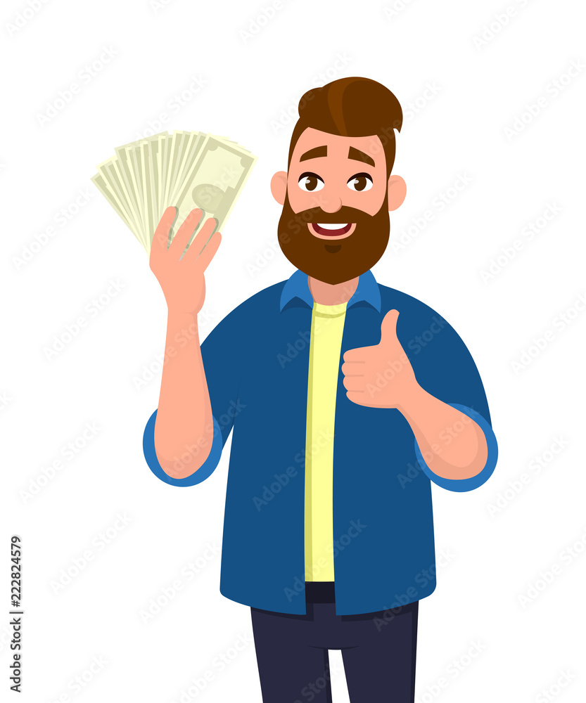 Man With Money Animated