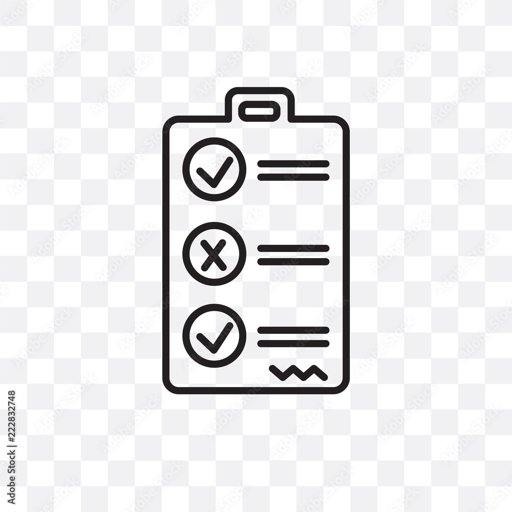 revision icon isolated on transparent background. Simple and editable ...