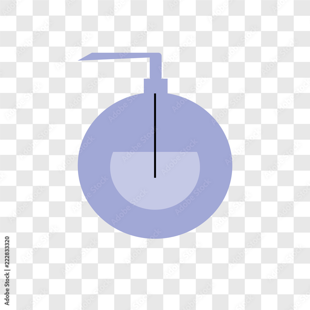 Spray bottle vector icon isolated on transparent background, Spray ...