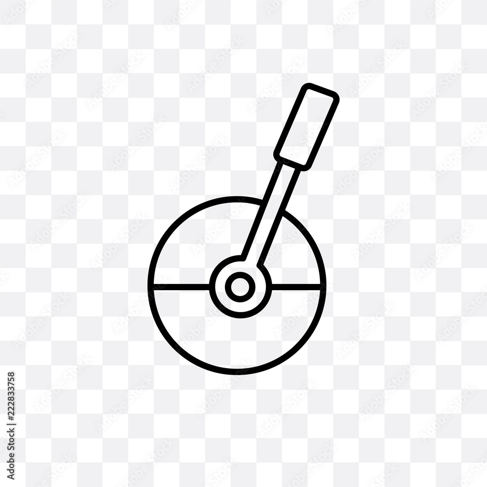 lever icon isolated on transparent background. Simple and editable ...