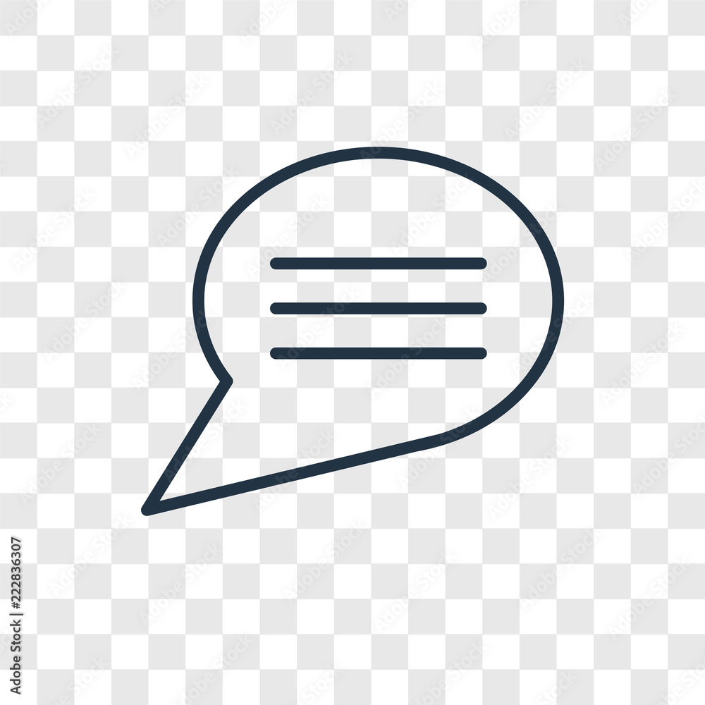 Answer vector icon isolated on transparent background, Answer logo ...