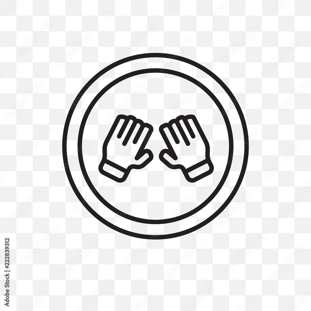 goalkeeper icon isolated on transparent background. Simple and editable ...