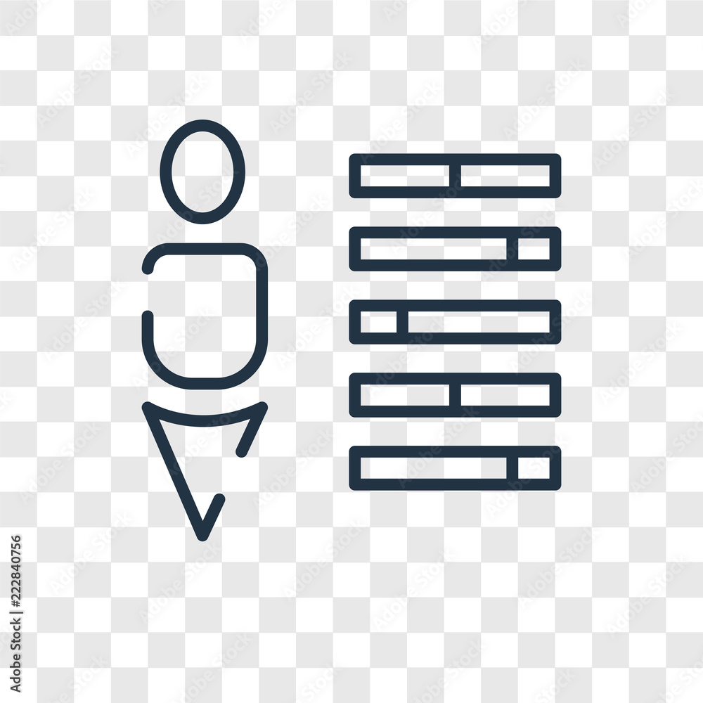 Skills vector icon isolated on transparent background, Skills logo ...