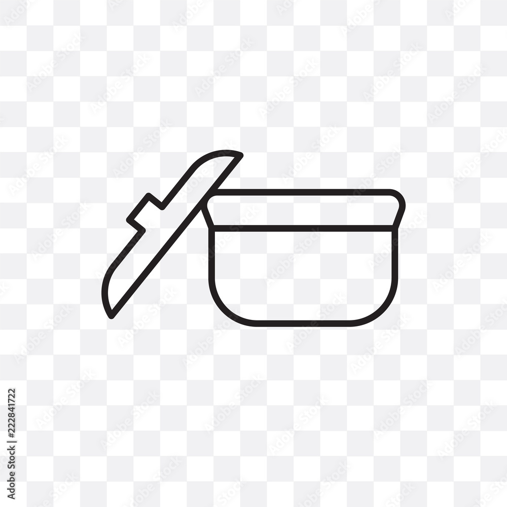 pot icon isolated on transparent background. Simple and editable pot ...