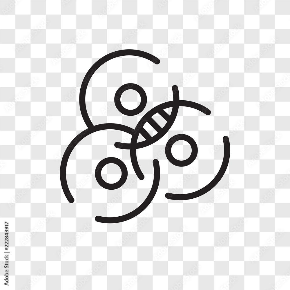 Cells vector icon isolated on transparent background, Cells logo design ...