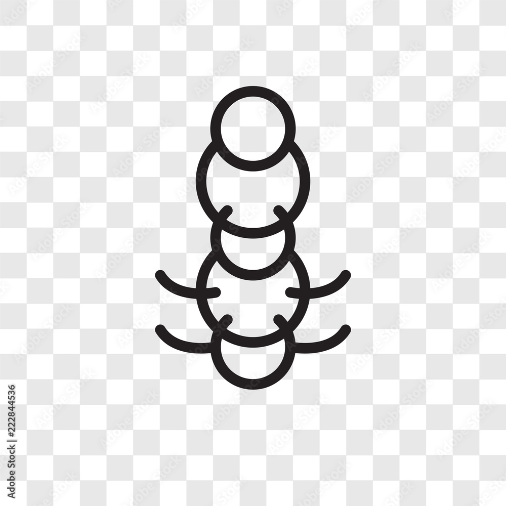 Worms vector icon isolated on transparent background, Worms logo design ...