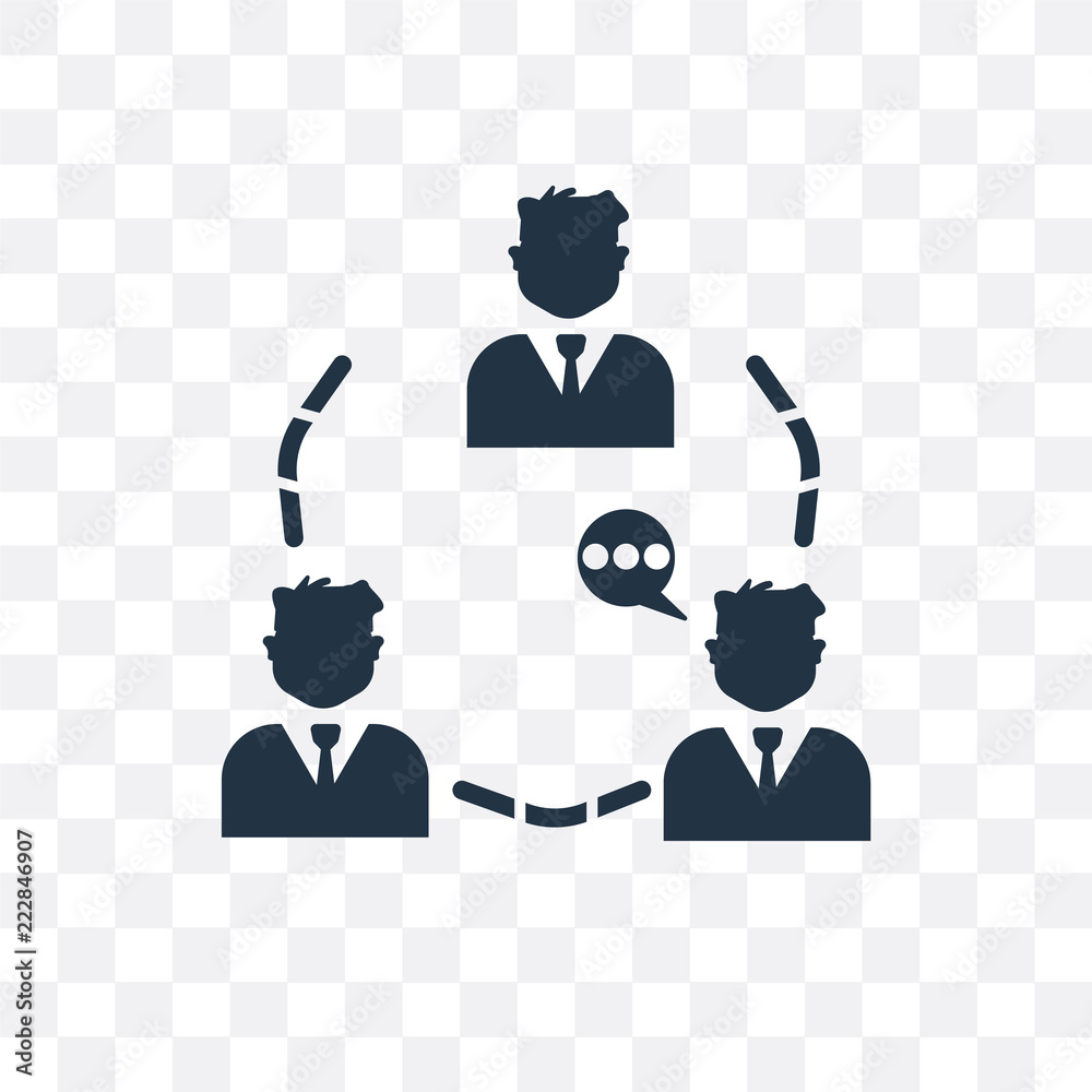 networking icon isolated on transparent background. Simple and editable ...