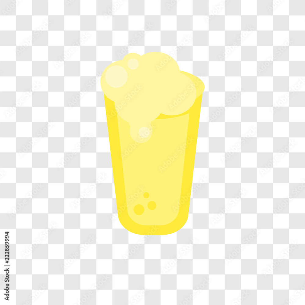 Beer vector icon isolated on transparent background, Beer logo design ...