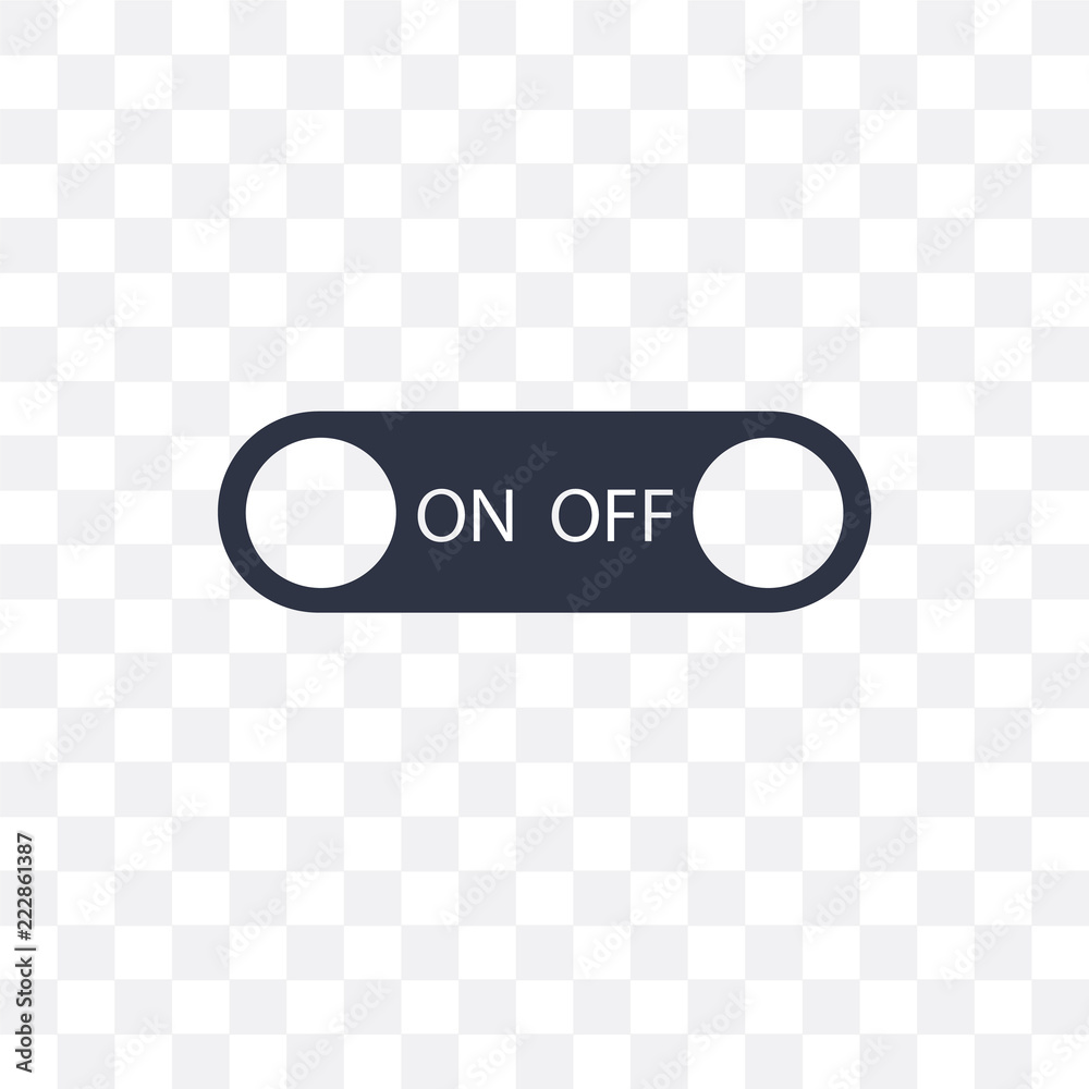 switch icon isolated on transparent background. Simple and editable ...