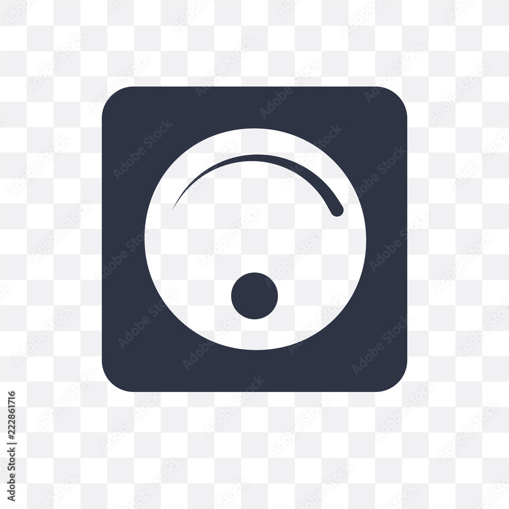 dimmer icon isolated on transparent background. Simple and editable ...