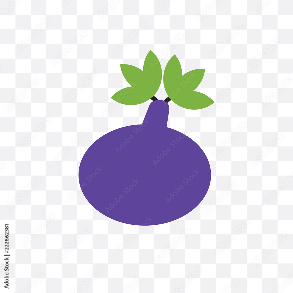 fig icon isolated on transparent background. Simple and editable fig ...