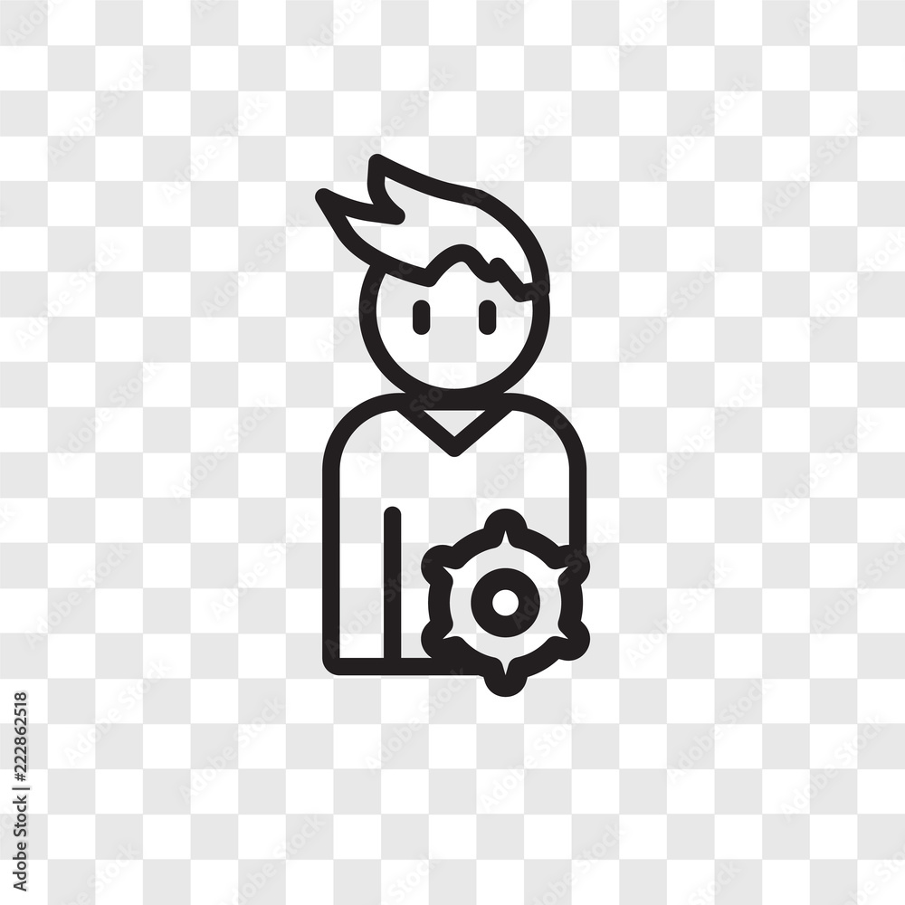 Skills vector icon isolated on transparent background, Skills logo ...