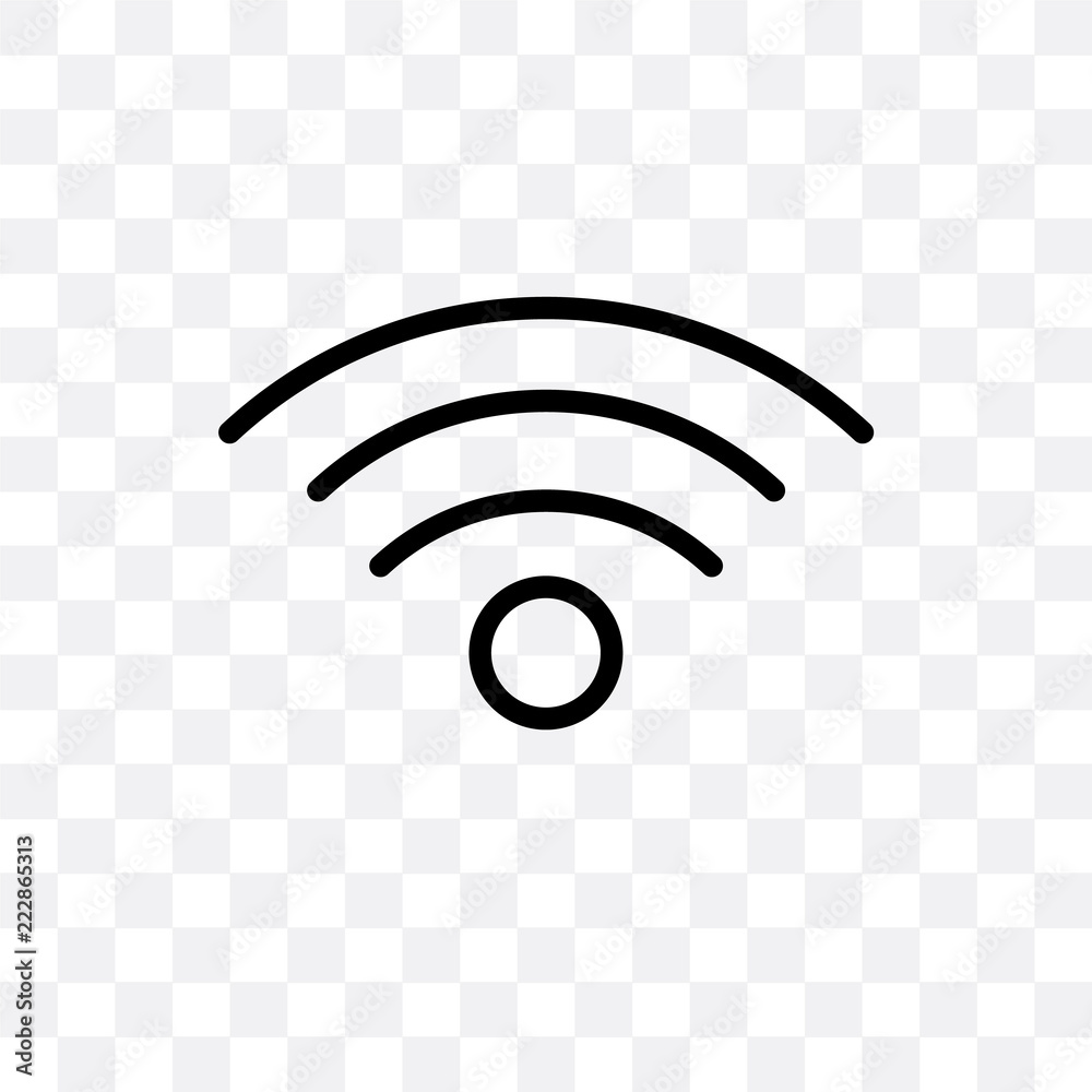 connection icon isolated on transparent background. Simple and editable ...