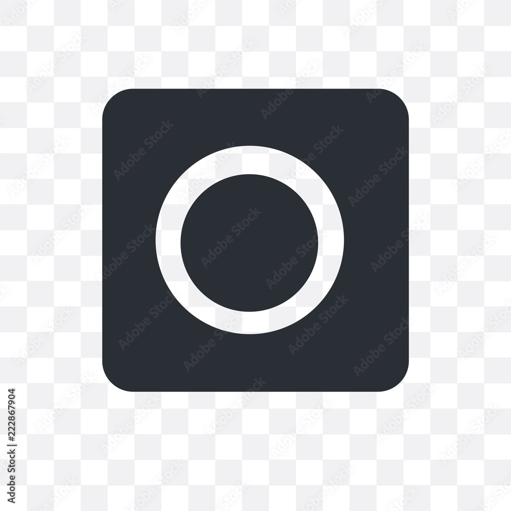 Stop Button Transparent