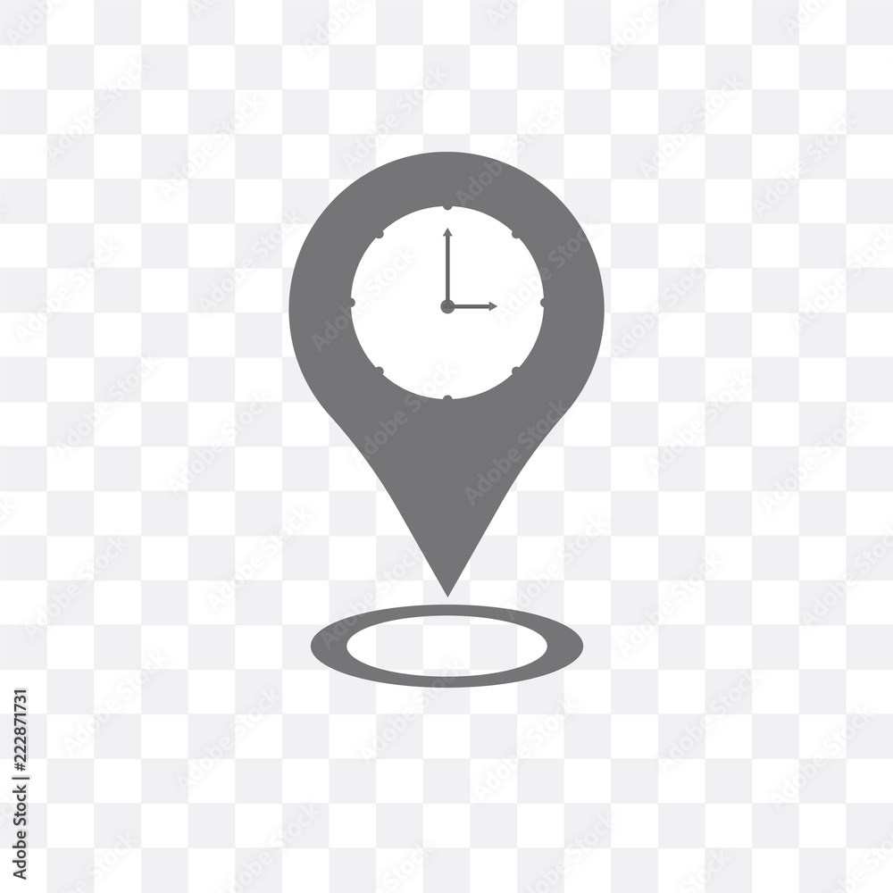 route icon isolated on transparent background. Simple and editable ...