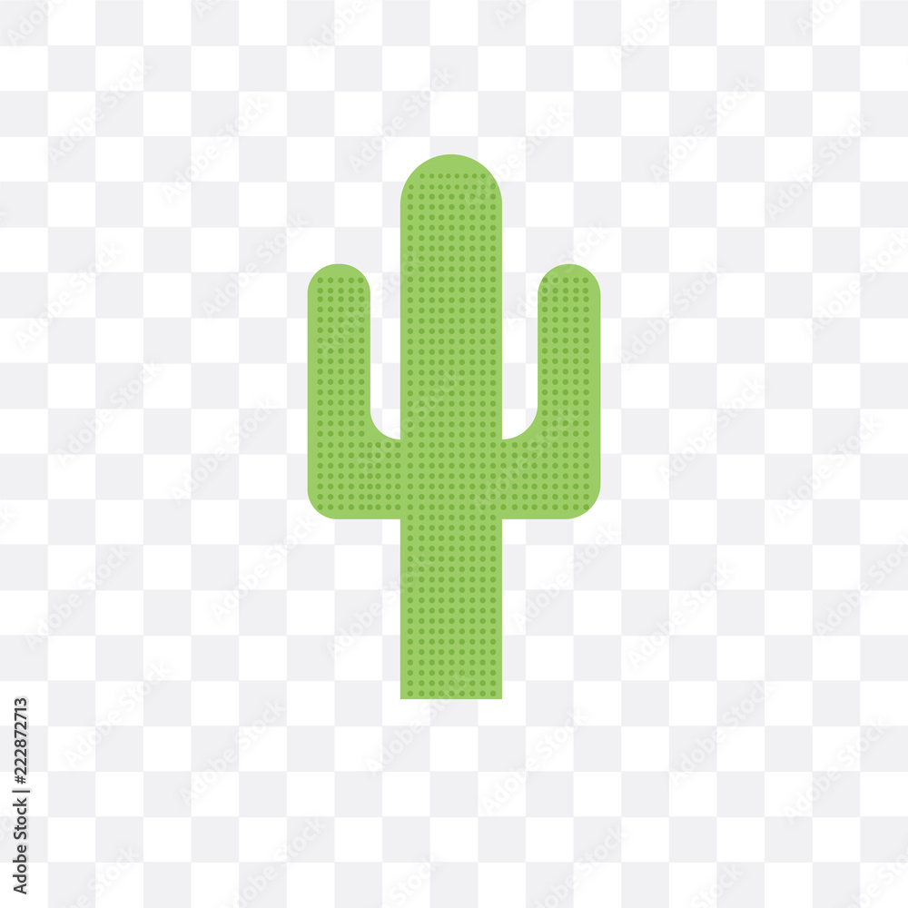 cactus icon isolated on transparent background. Simple and editable ...