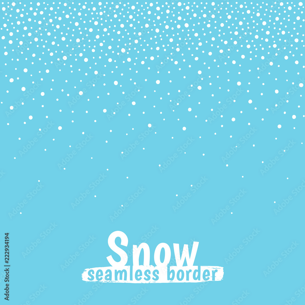 New Year, Christmas border, frame template. Seamless in horizontal ... New Year, Christmas border, frame template. Seamless in horizontal ...