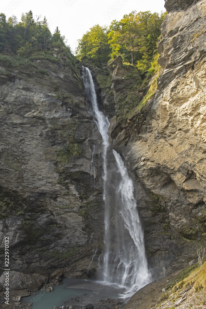 Reichenbacher Wasserfälle bei Meiringen, Berneroberland, Schweiz Stock ...