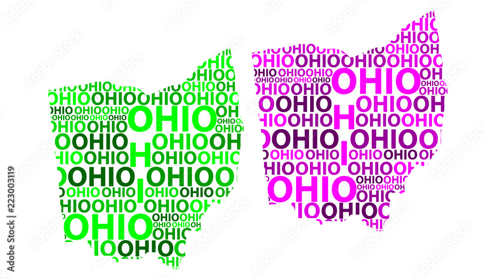 Ohio Shape Vector