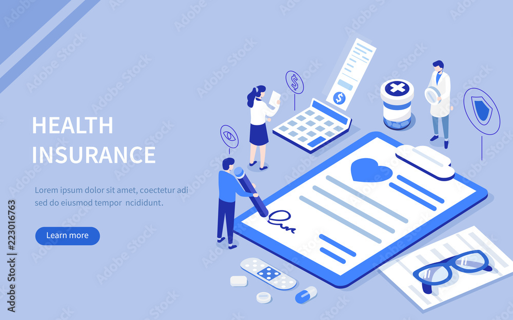 health insurance Stock Vector | Adobe Stock