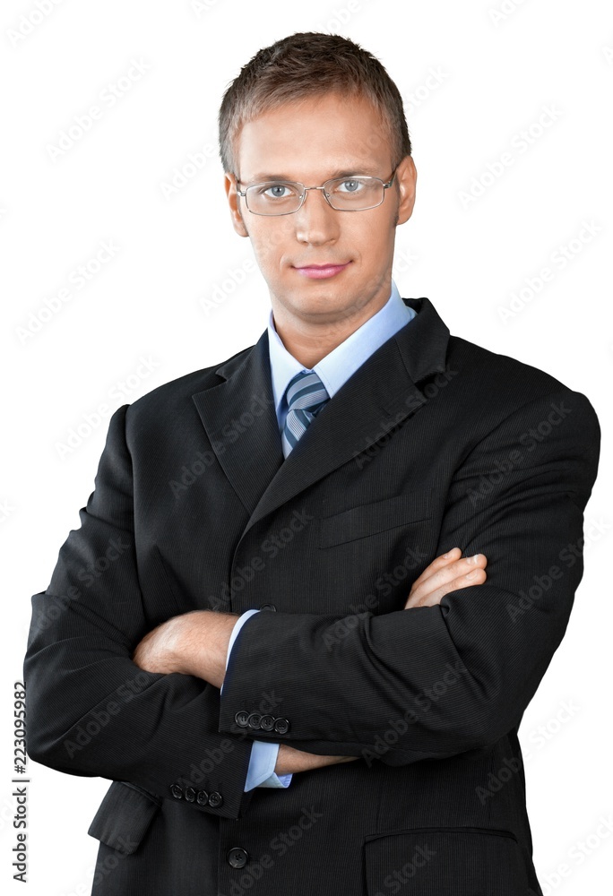 Professional looking man with his arms crossed wearing a suit Stock ... Professional looking man with his arms crossed wearing a suit Stock ...