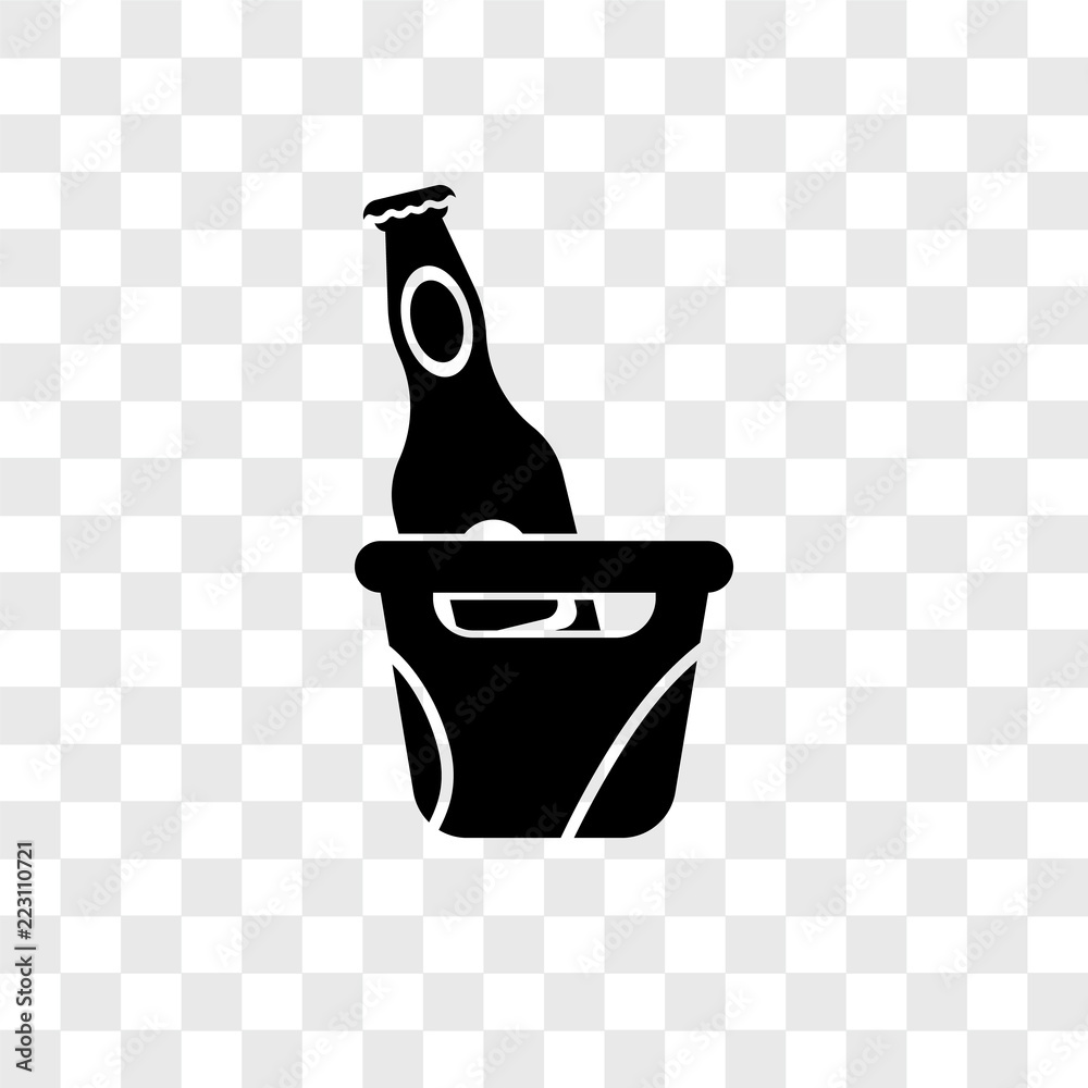 beer icons isolated on transparent background. Modern and editable beer ...