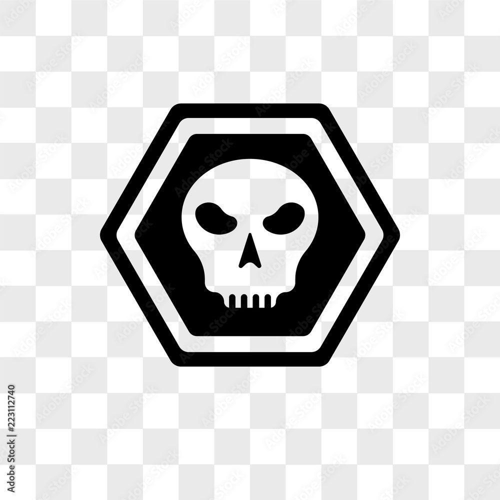 Death vector icon isolated on transparent background, Death logo design ...