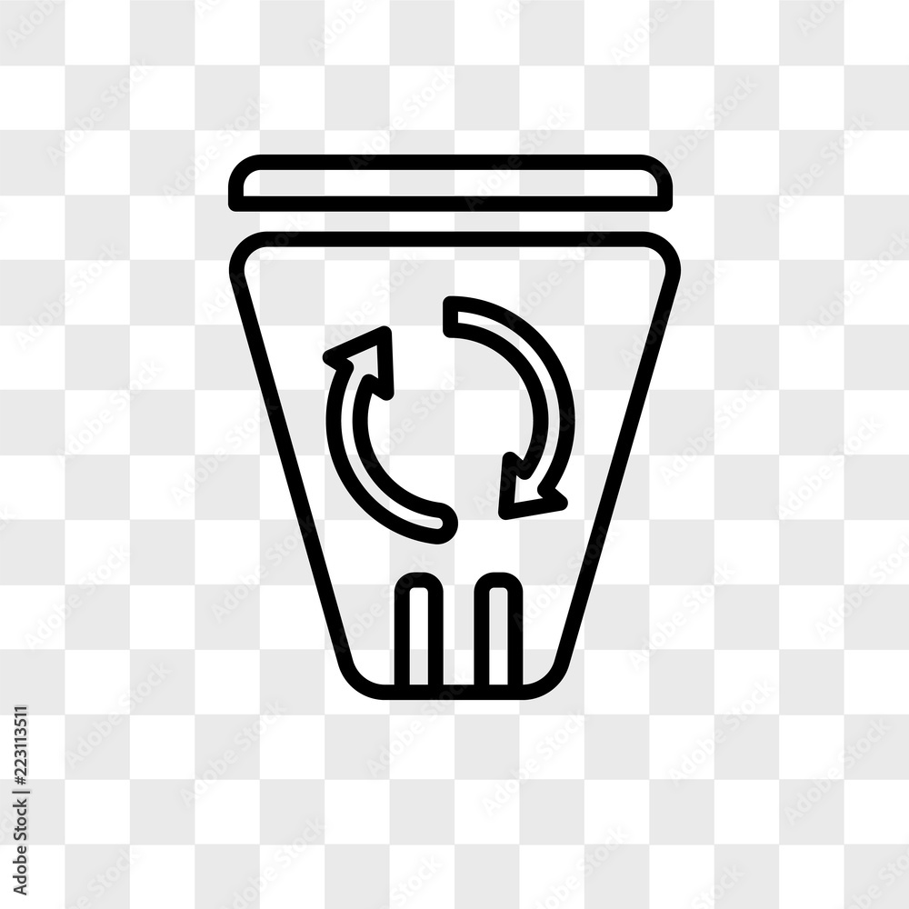 Delete vector icon isolated on transparent background, Delete logo ...