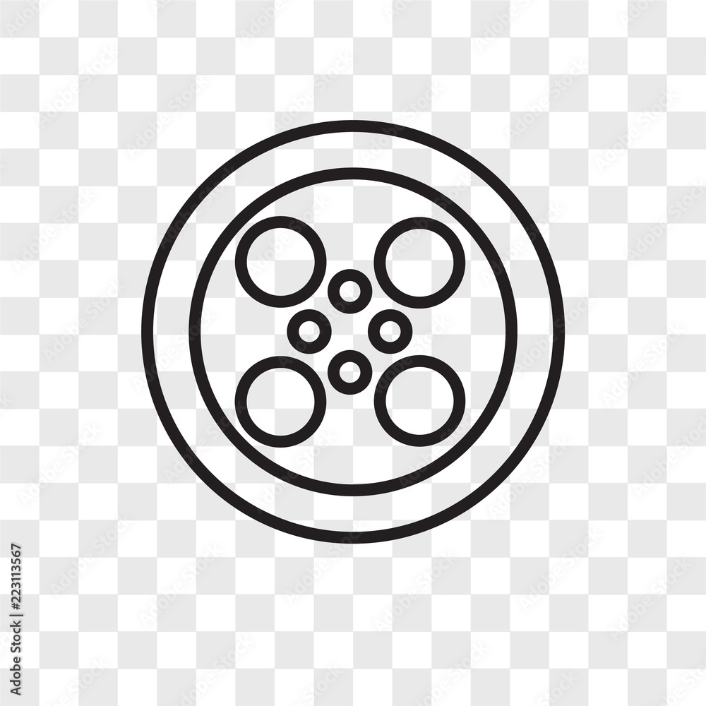 ball icons isolated on transparent background. Modern and editable ball ...