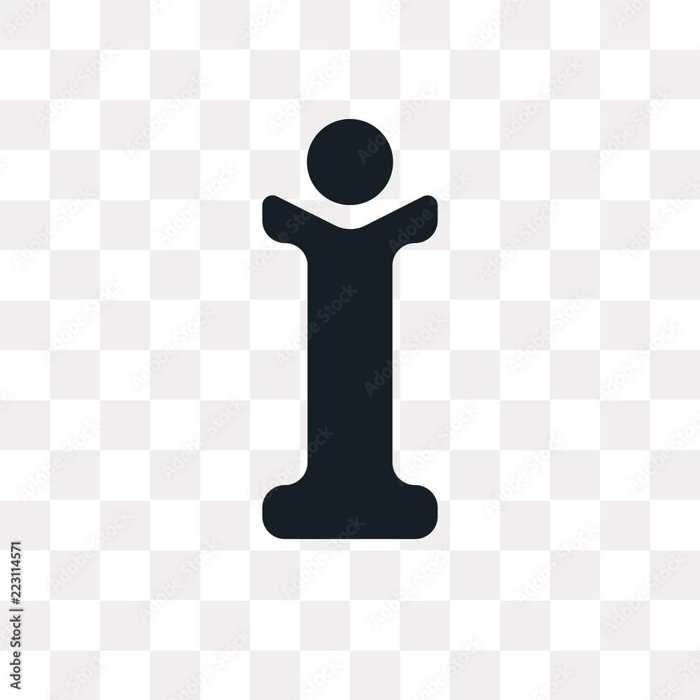 information icon on transparent background. Modern icons vector ...