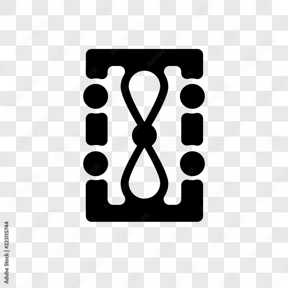 hourglass icons isolated on transparent background. Modern and editable ...