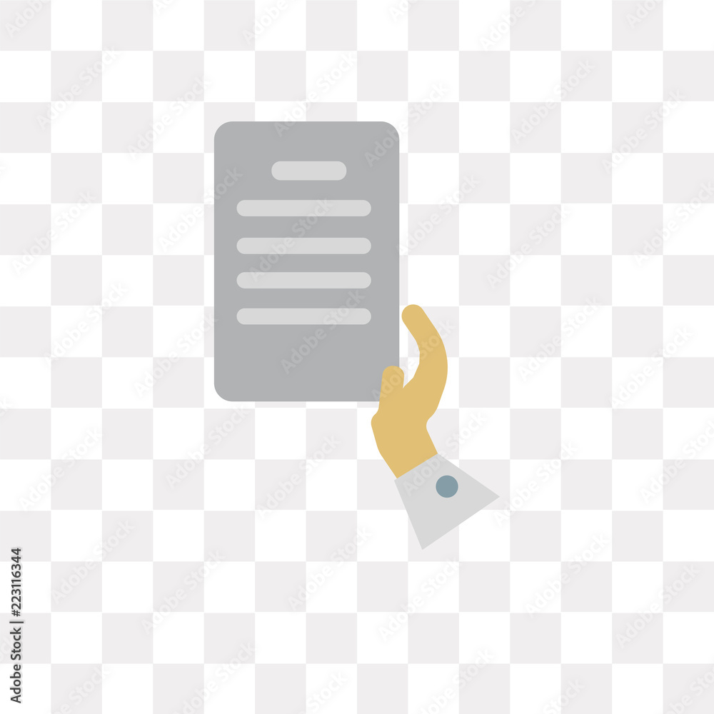 reject icon on transparent background. Modern icons vector illustration ...