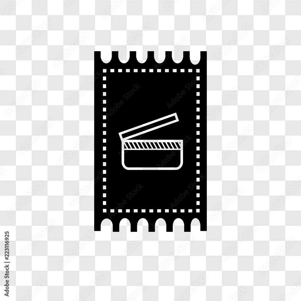 Tickets vector icon isolated on transparent background, Tickets logo ...