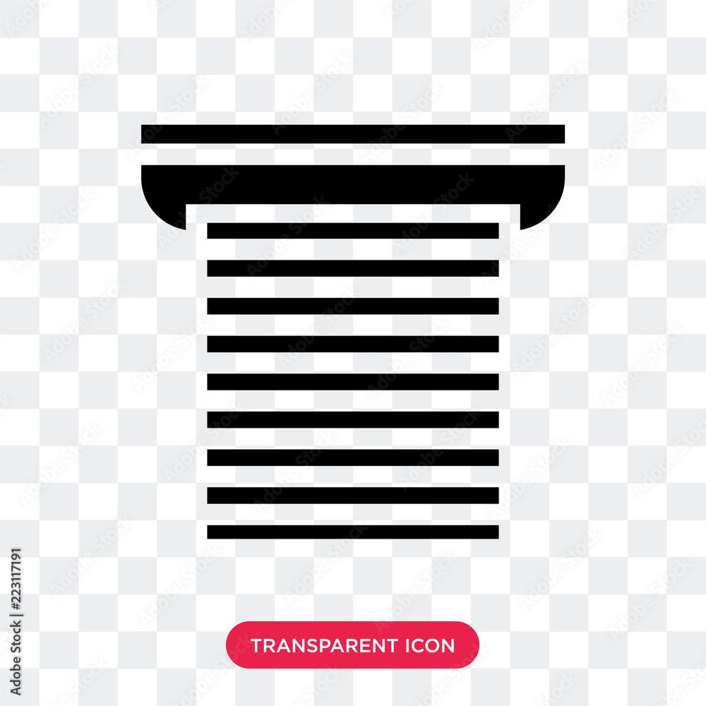 Roller Shutter Door vector icon isolated on transparent background ... Roller Shutter Door vector icon isolated on transparent background ...