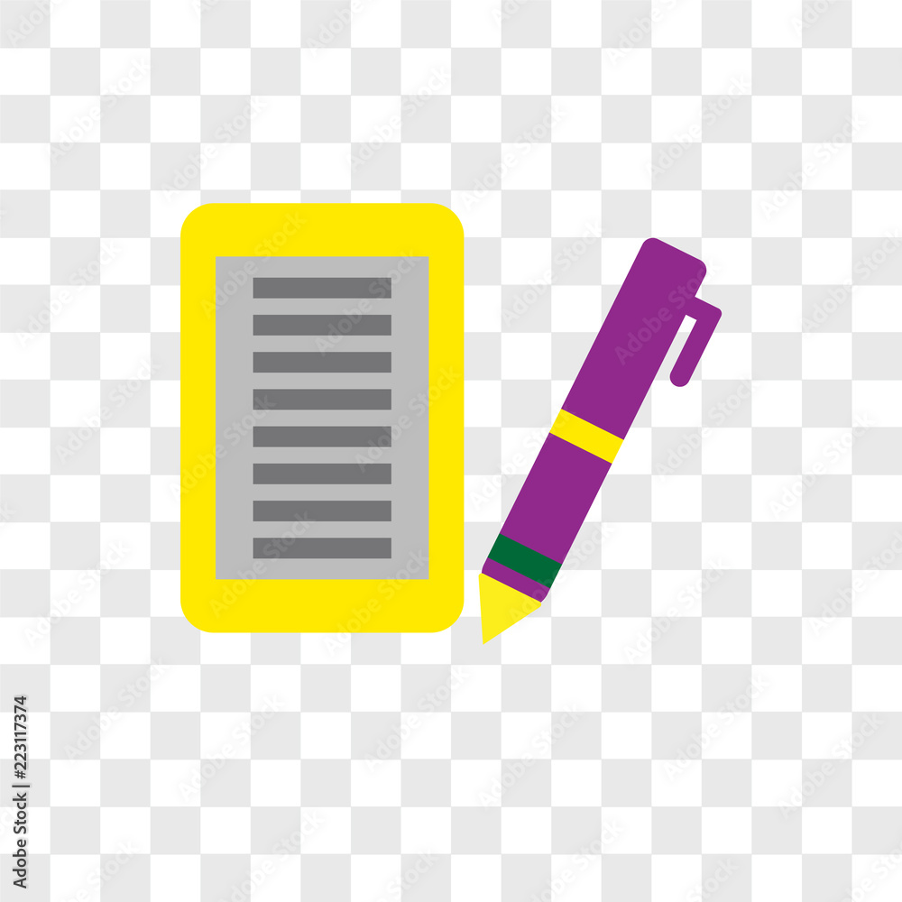 marker icons isolated on transparent background. Modern and editable ...