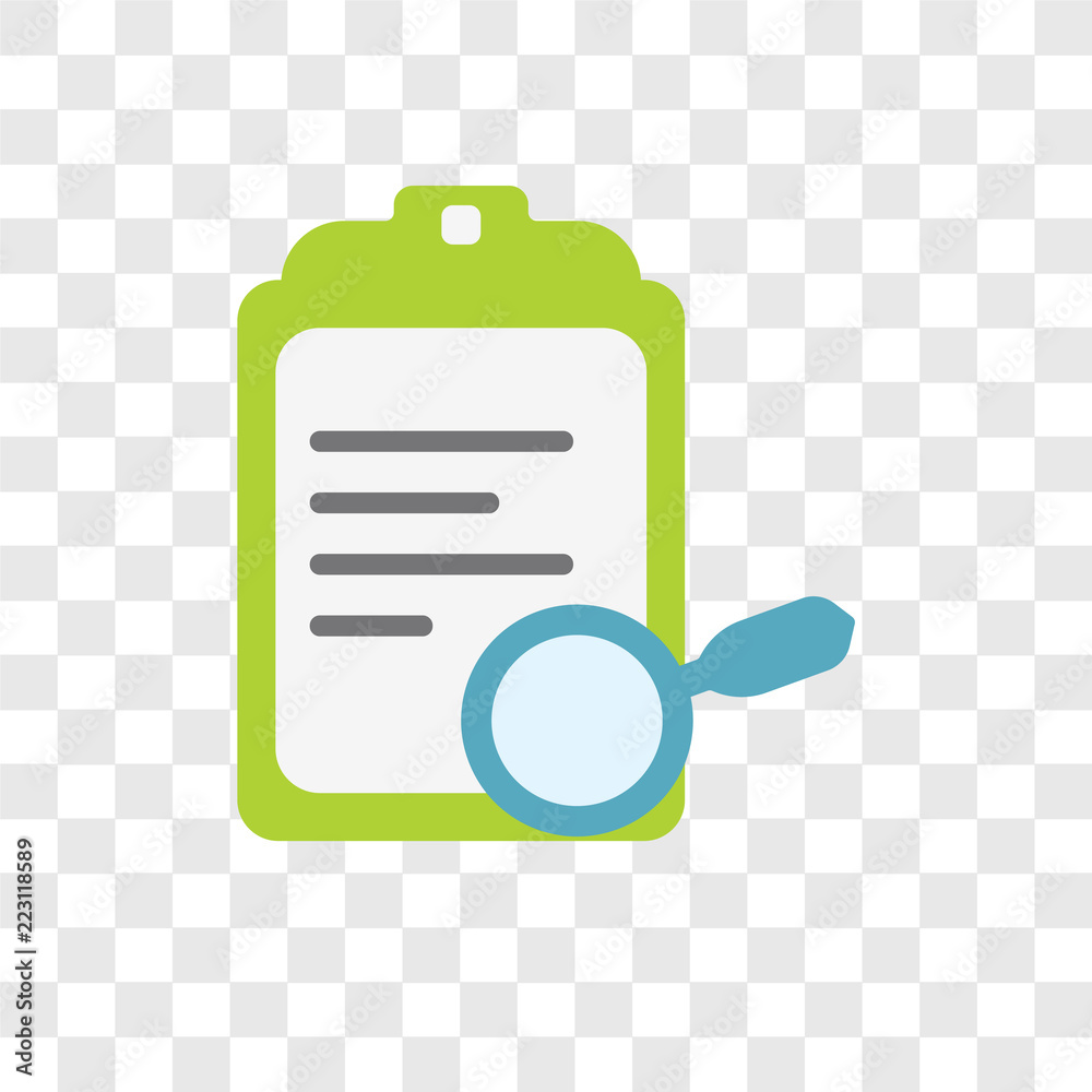 Survey vector icon isolated on transparent background, Survey logo ...