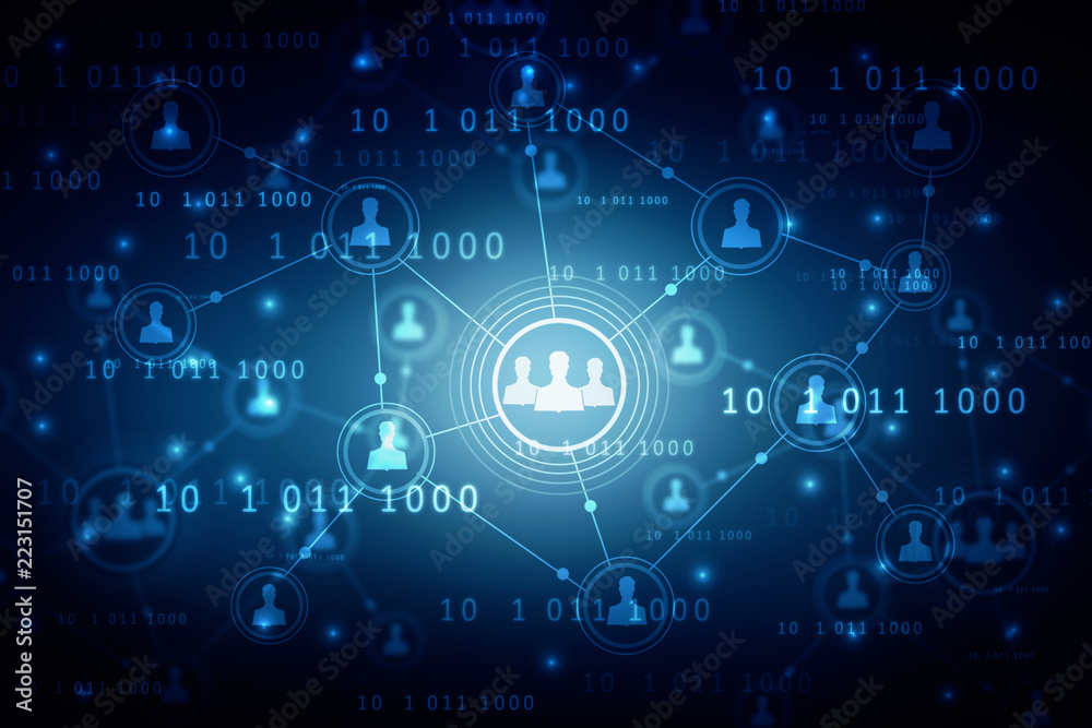 2d Illustration Business Network - Stock - GamesAgeddon