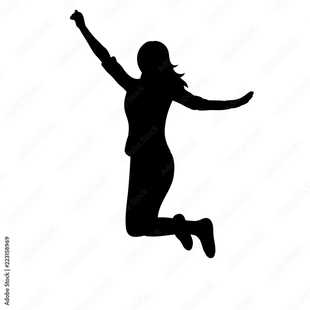 Jumping Silhouette