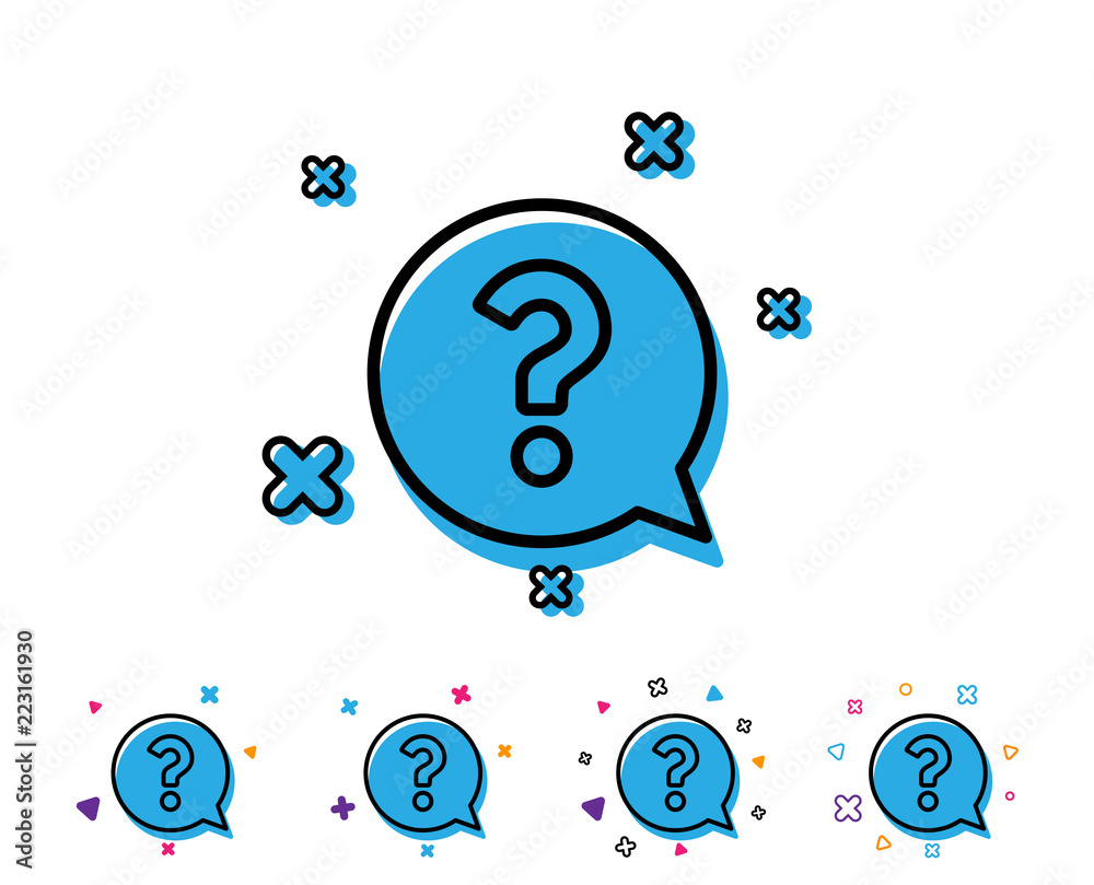 Bright Question Mark