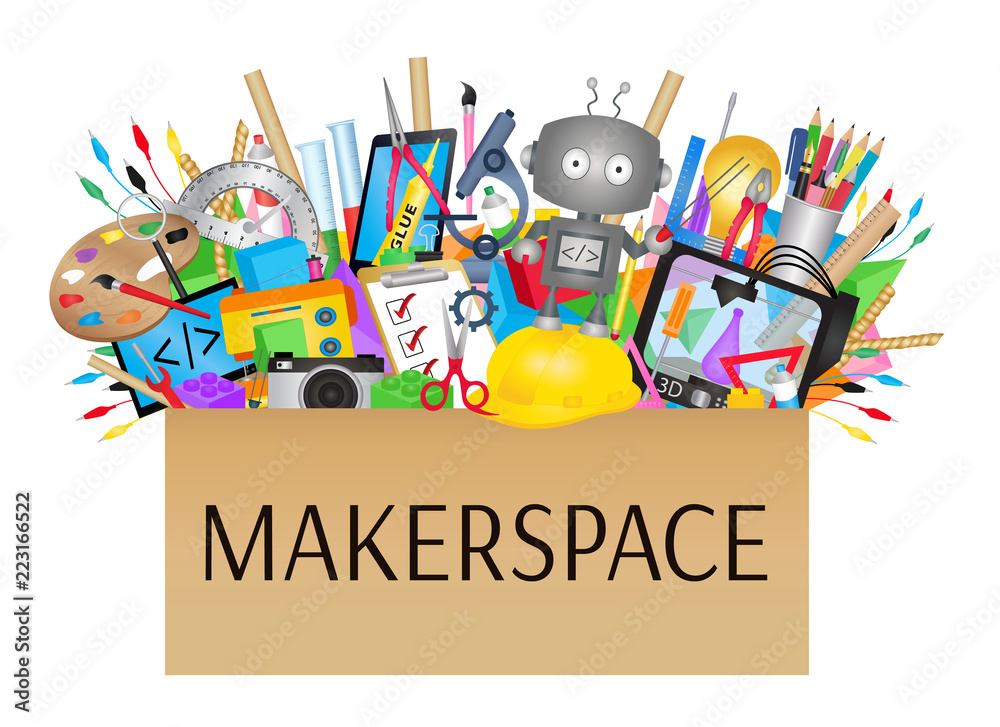 Vetor de Makerspace- STEAM Education do Stock | Adobe Stock
