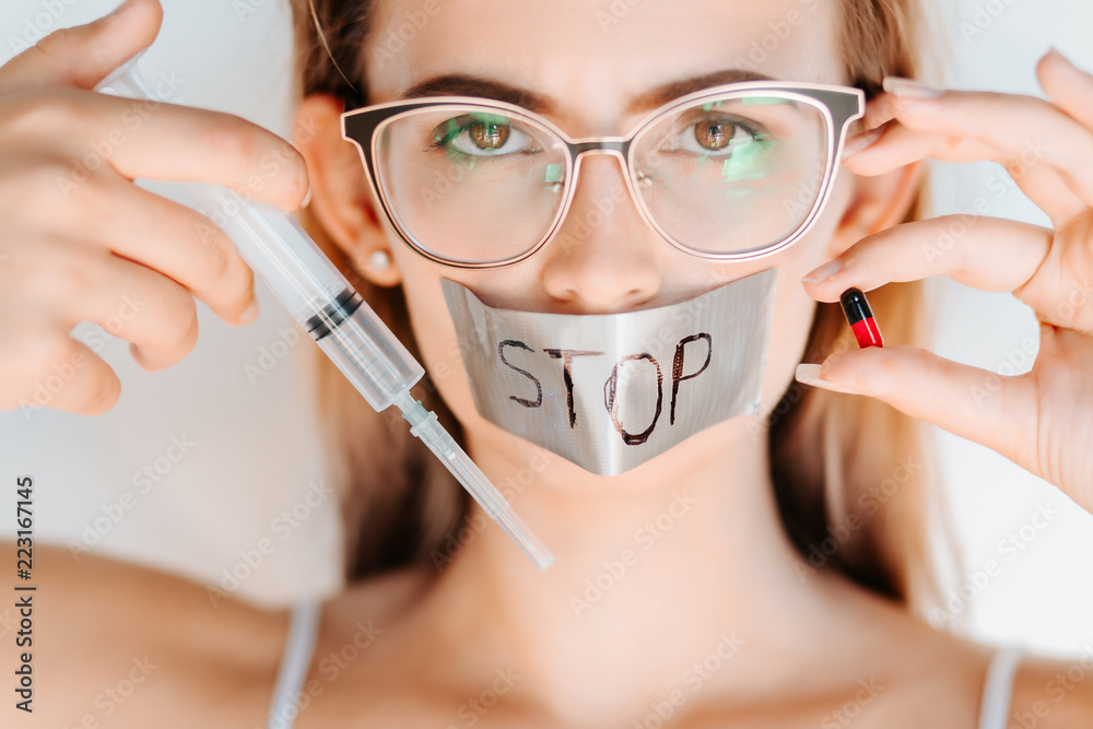 prohibited drugs. Stop using drugs. No drugs, smoking and alcohol sign ...