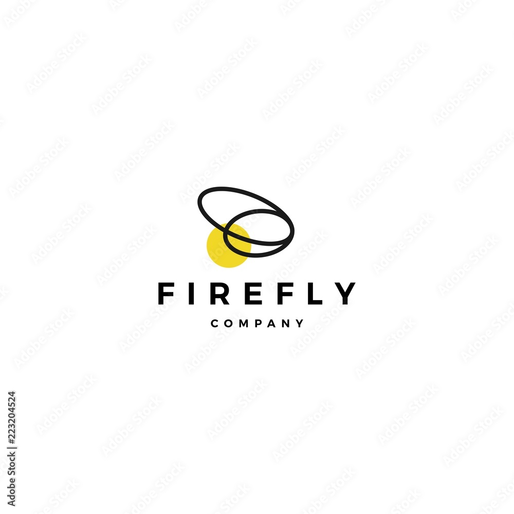 firefly logo vector icon illustration design inspirations Stock Vector ...