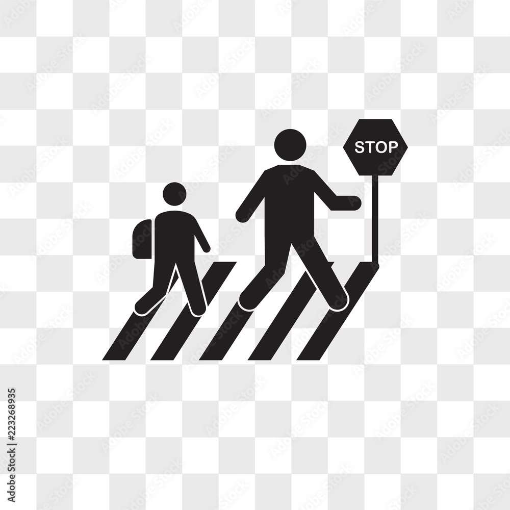 Stop vector icon isolated on transparent background, Stop logo design ...