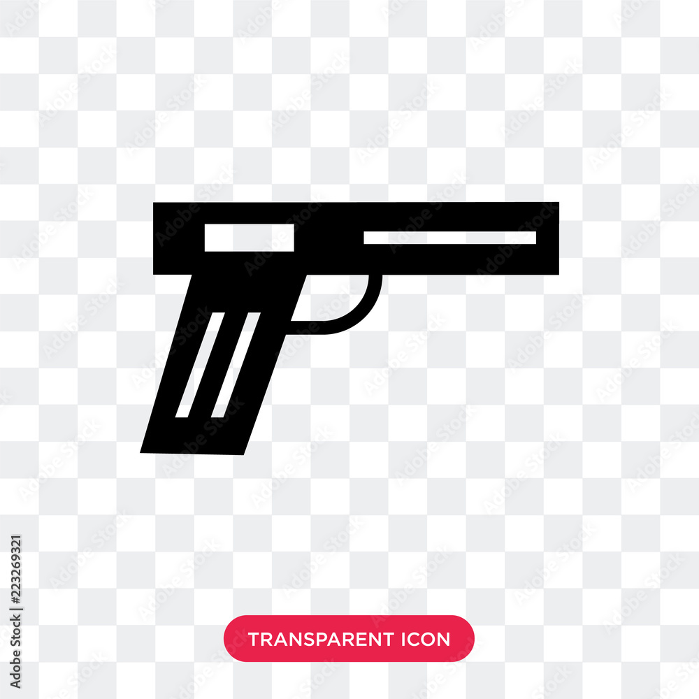 Musket vector icon isolated on transparent background, Musket logo ...