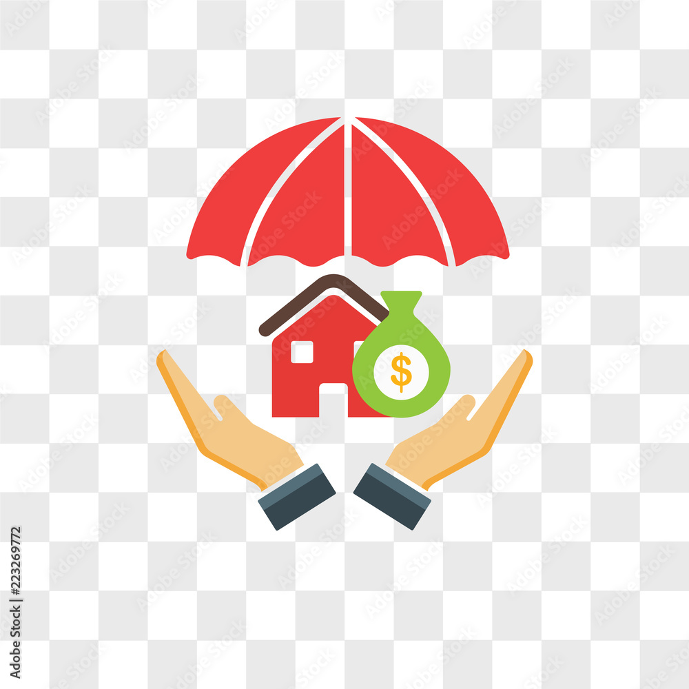 Insurance vector icon isolated on transparent background, Insurance ...
