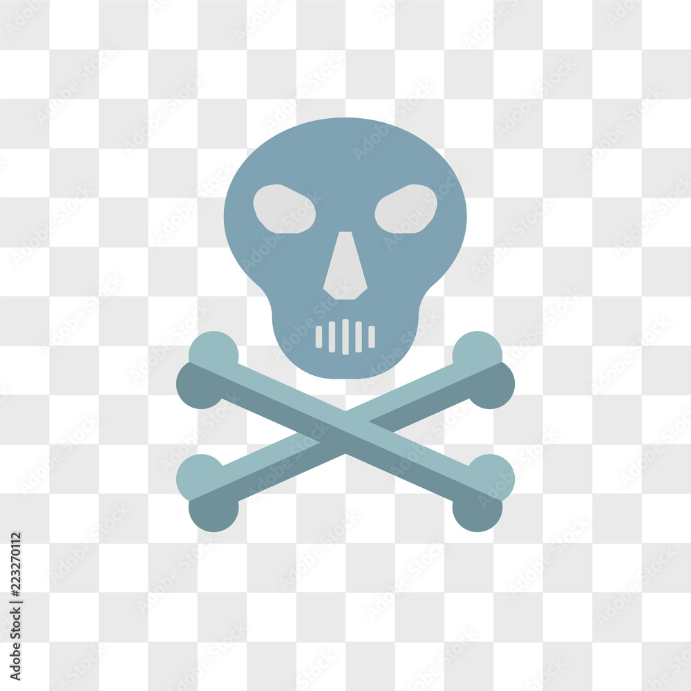 Death vector icon isolated on transparent background, Death logo design ...