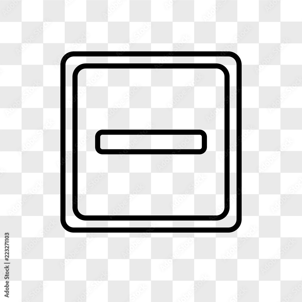 No entry vector icon isolated on transparent background, No entry logo ...
