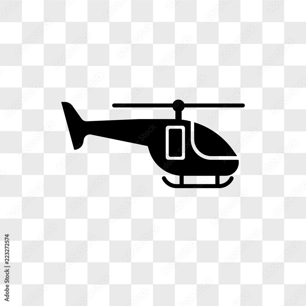 Small helicopter vector icon isolated on transparent background, Small ... Small helicopter vector icon isolated on transparent background, Small ...
